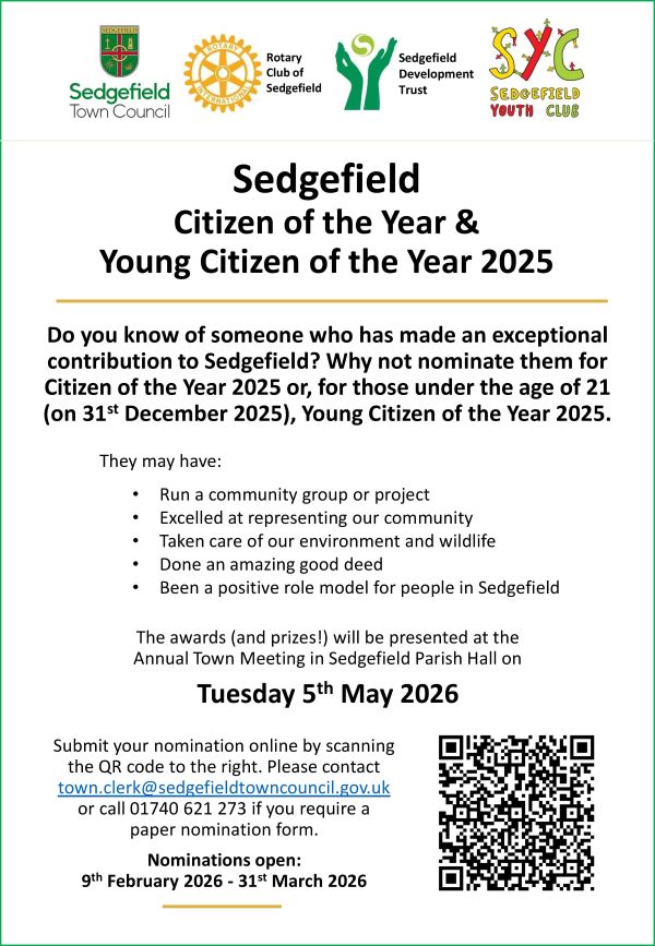 Sedgefield Web - News, Community Life & Events in Sedgefield